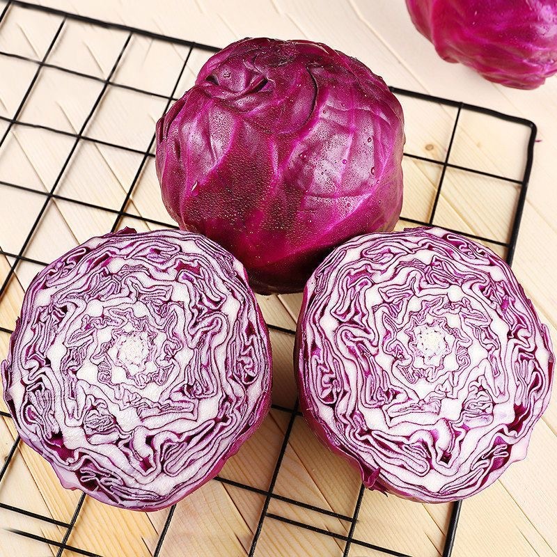 (200 Seed)Purple Red Cabbage Seeds for Planting High Yield Red Acre ...