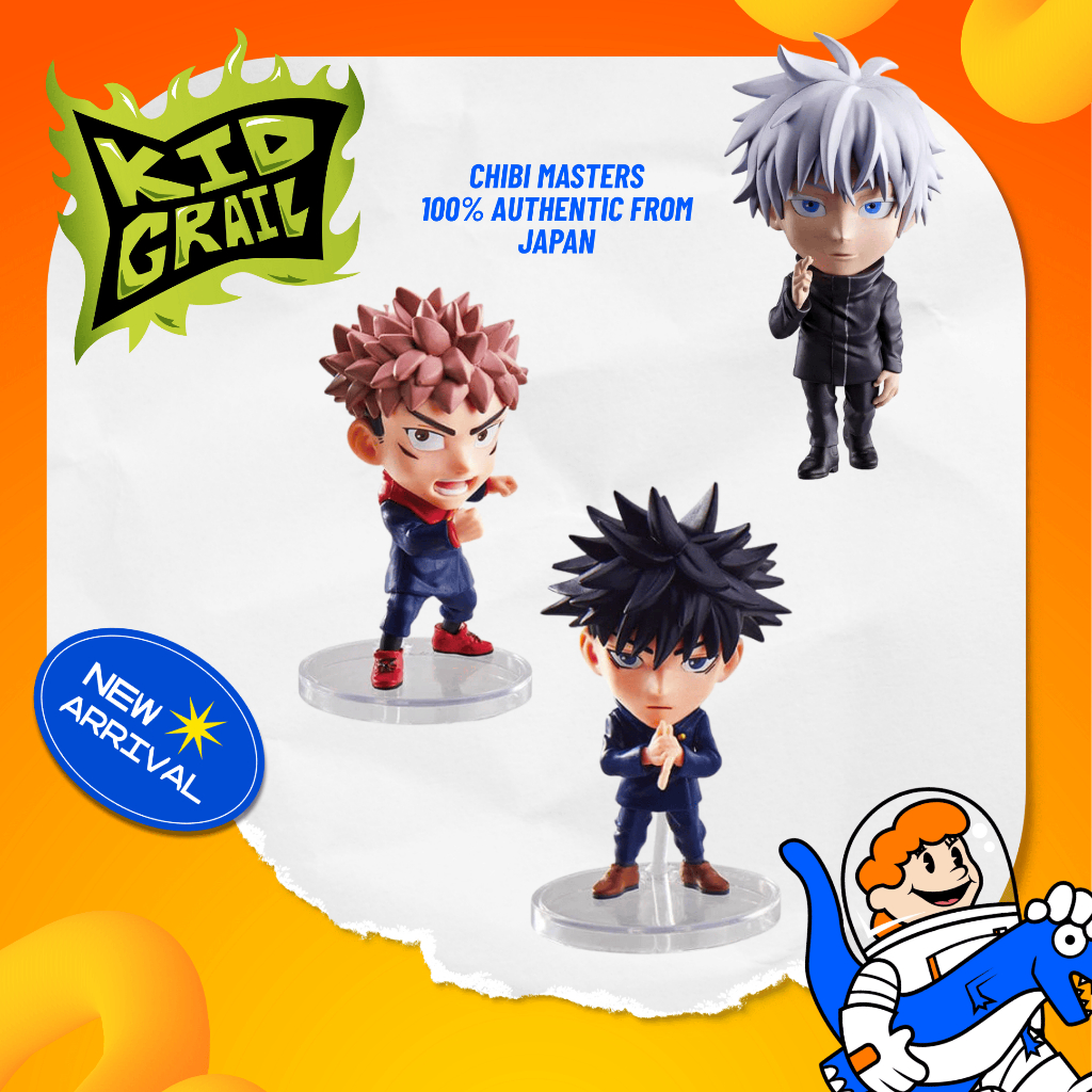 AUTHENTIC Jujutsu Kaisen - Chibi Masters | GOJO SATORU, MEGUMI ...