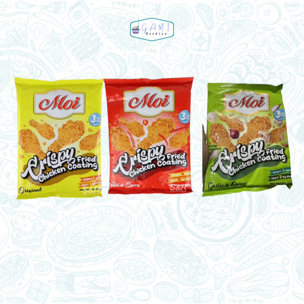 Moi Original Crispy Fried Chicken Coating 500g - HALAL - Product of ...