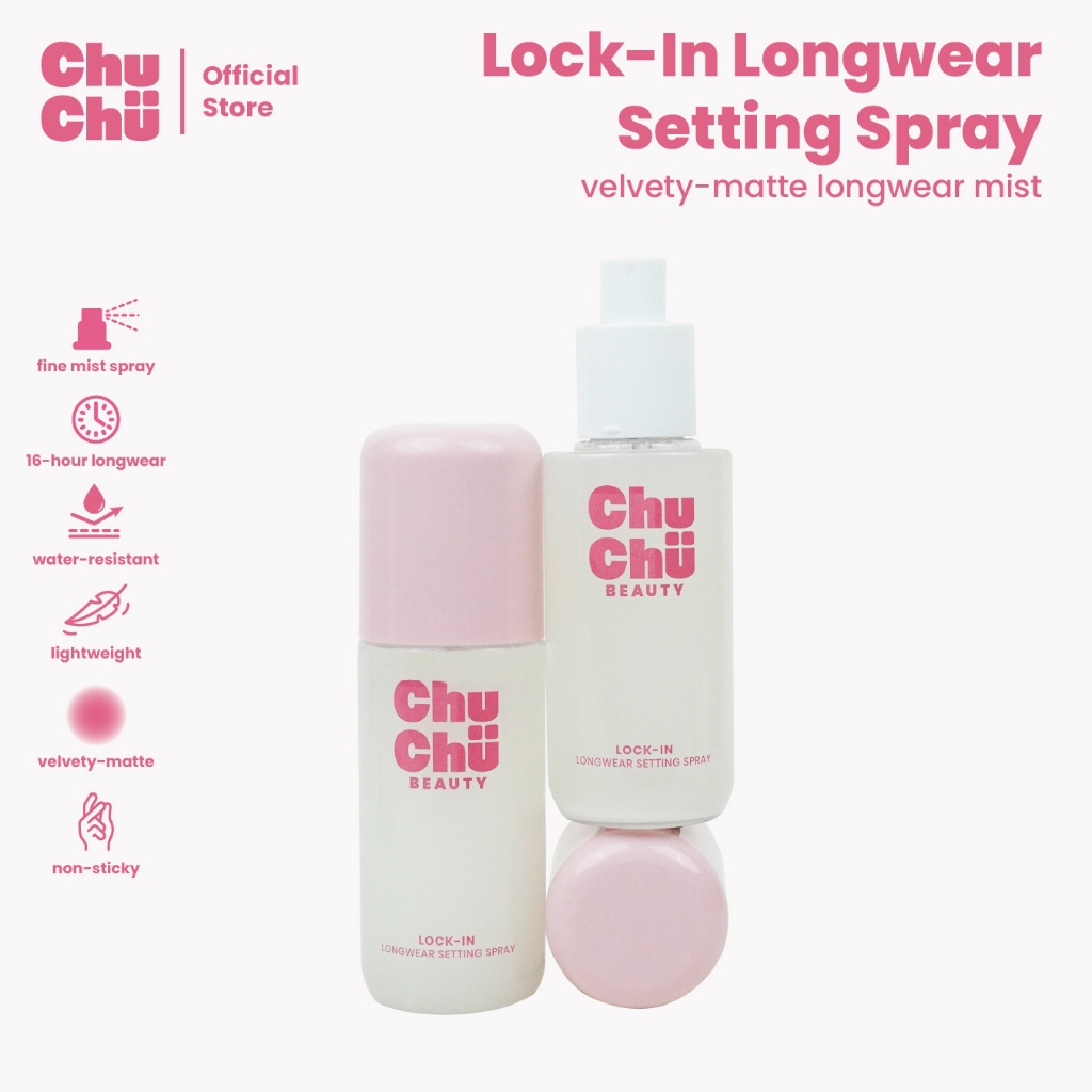 Chu Chu Beauty Lock-in Longwear Setting Spray | Shopee Philippines