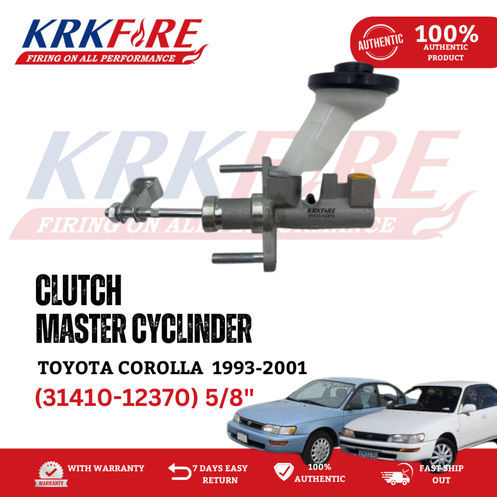KRKFIRE CLUTCH MASTER CYLINDER KF31410-12370 (5/8") FOR TOYOTA COROLLA ...