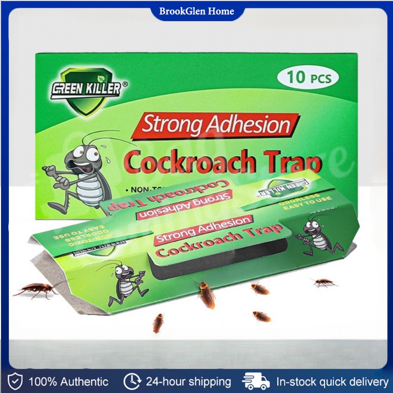10Pcs Cockroach Killer Roach Traps with Bait Roach Motel Cockroach ...