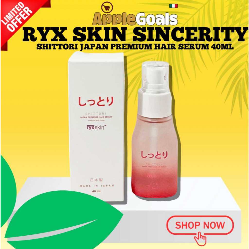 RYX SKIN SHITORRI JAPAN PREMIUM HAIR SERUM Hair Care Protect Smooth ...