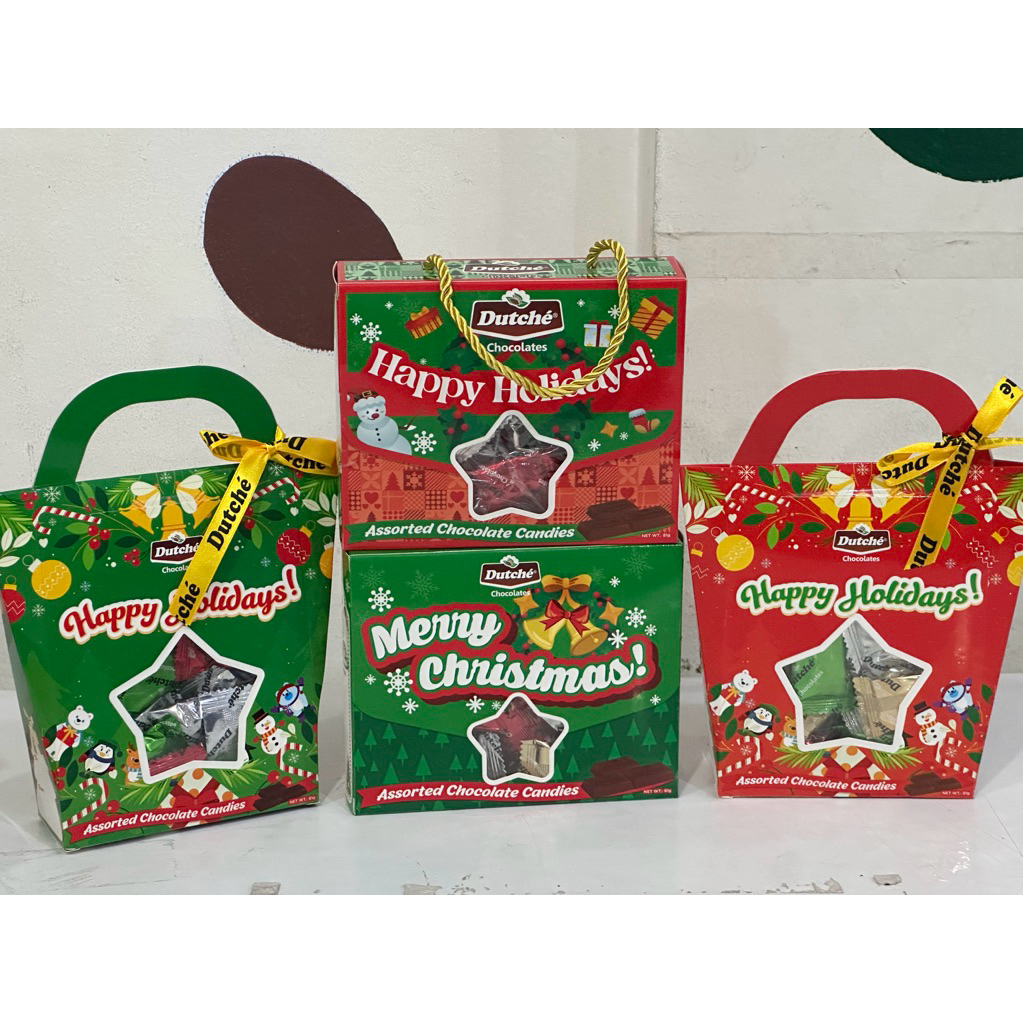 DUTCHE CHOCOLATE CHRISTMAS BOX W/ 18 PCS (MILK CHOCOLATE (EXP.2027 ...