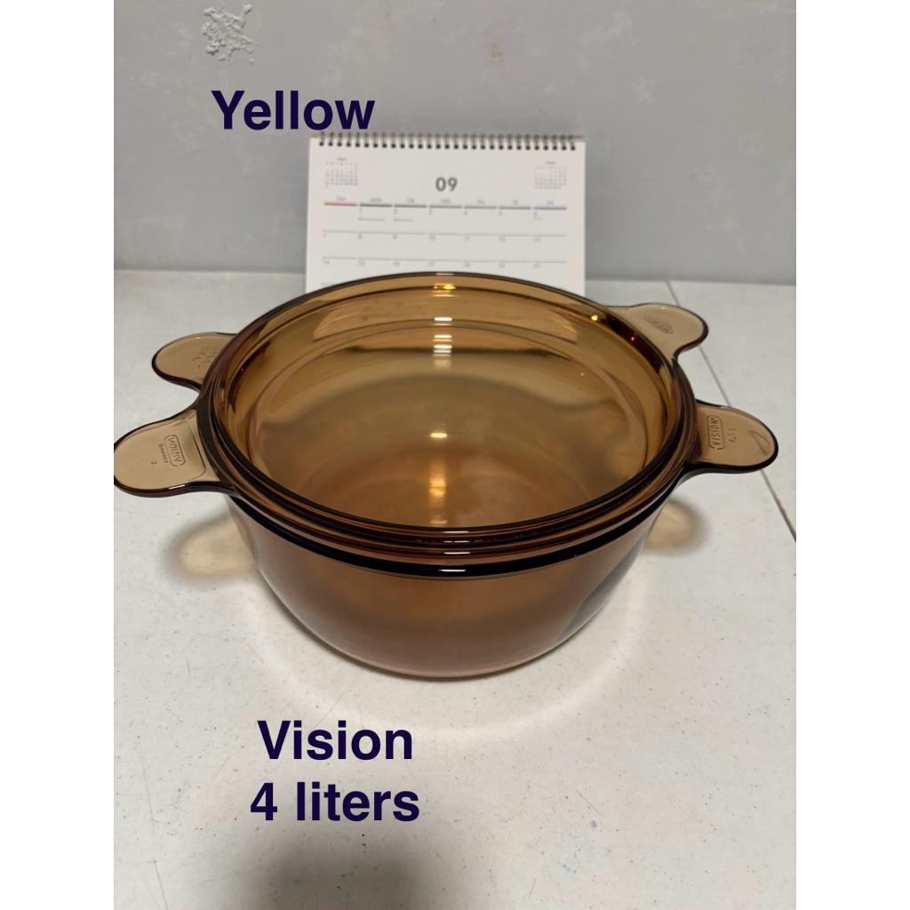 vision cookware 4 liters (yellow) | Shopee Philippines