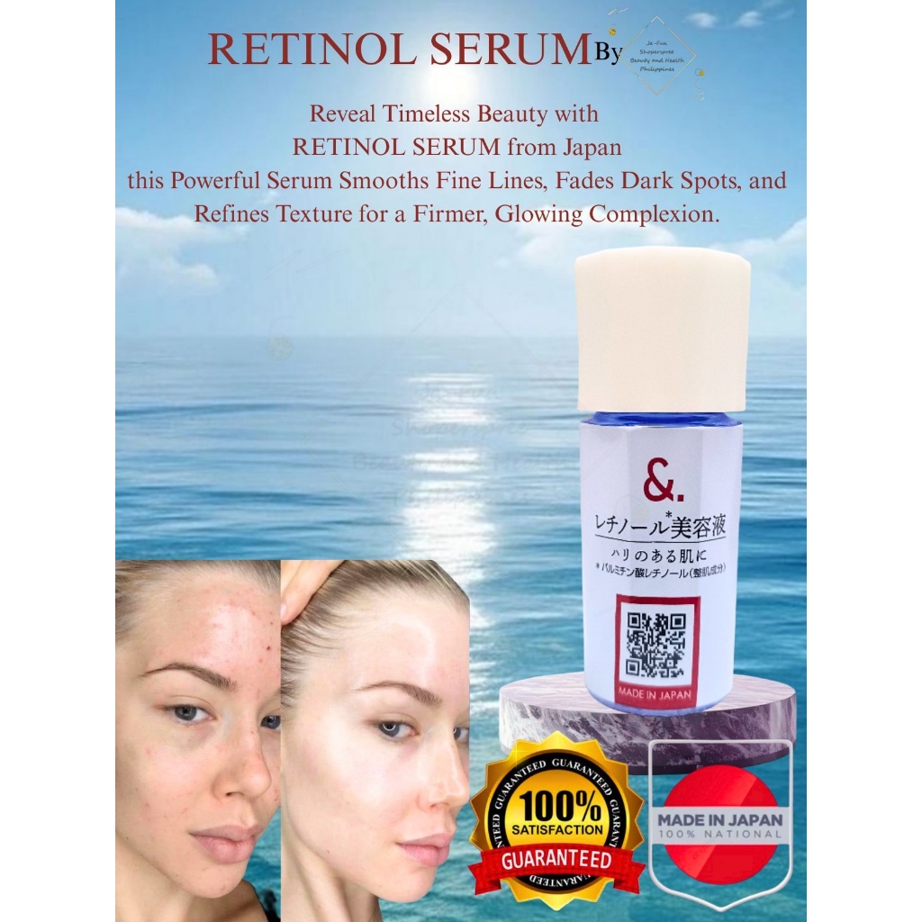 Japan Retinol Serum Anti Acne Whitening Brightening Face Care | Shopee ...