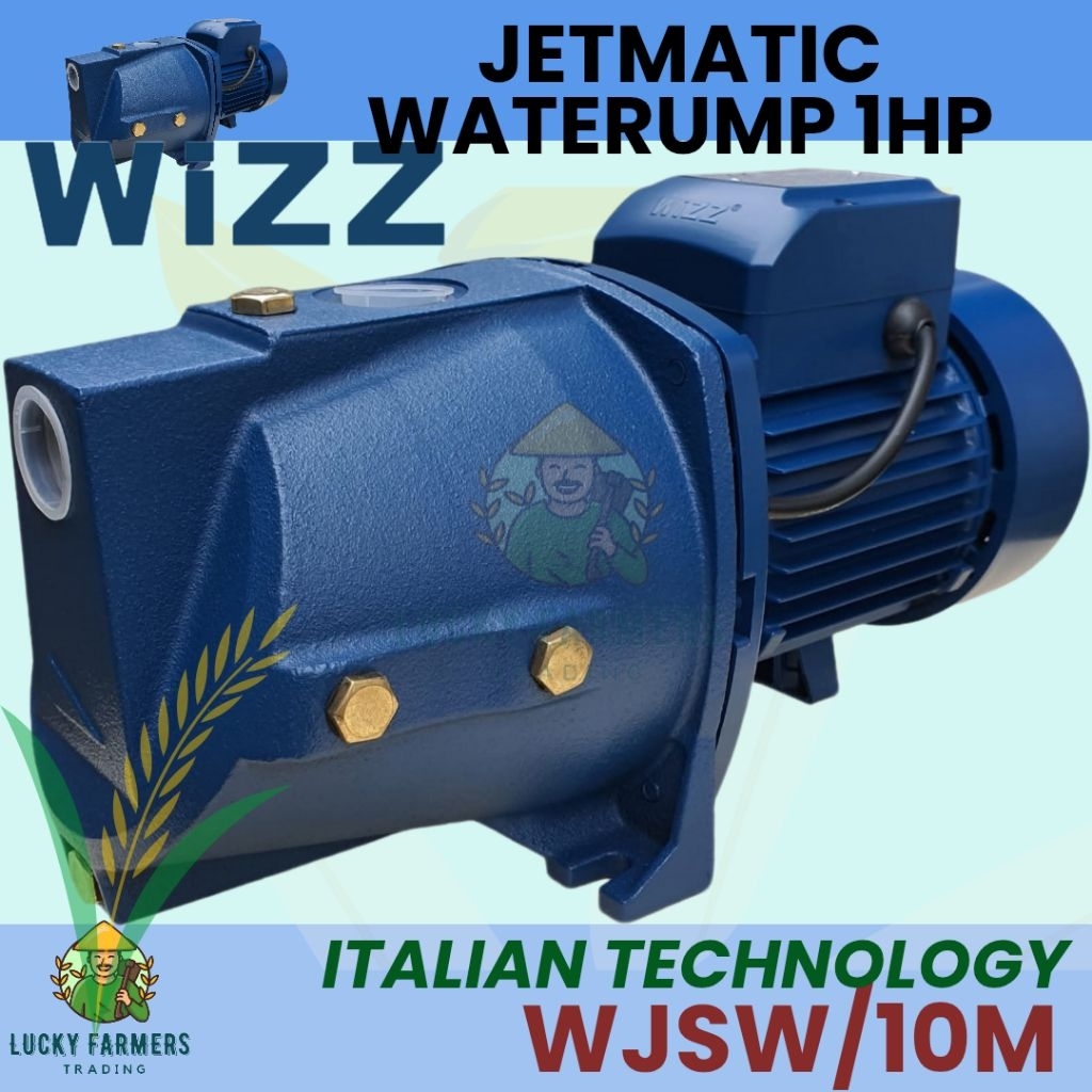 Wizz Jet Water Pump 1HP Self Priming Pump 80L/Min | Shopee Philippines