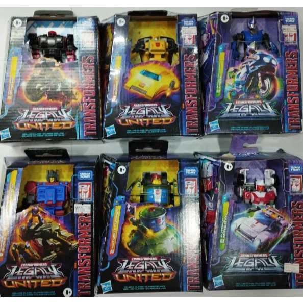 HASBRO DELUXE CLASS SCALE LEGACY TRANSFORMERS ASSORTED COLLECTION ...