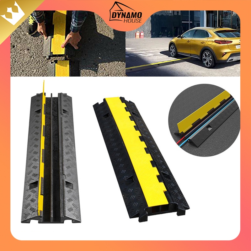 Rubber Humps Speed Bump Cable Ramp Protector Wire Floor Cord Cover ...