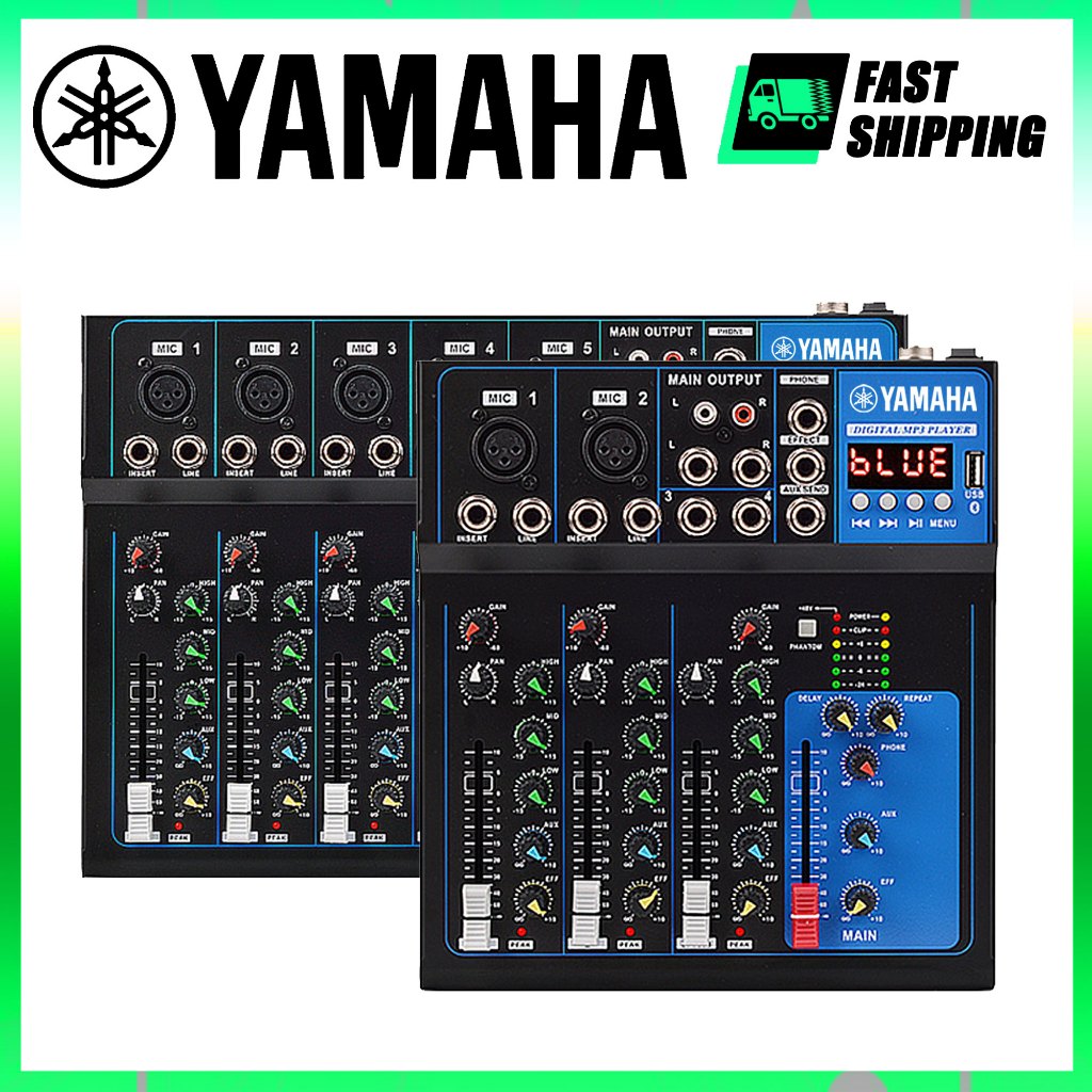 Yamaha MG04-BT/MG7-BT Propesyonal Audio Mixer with equalizer 4/7 ...