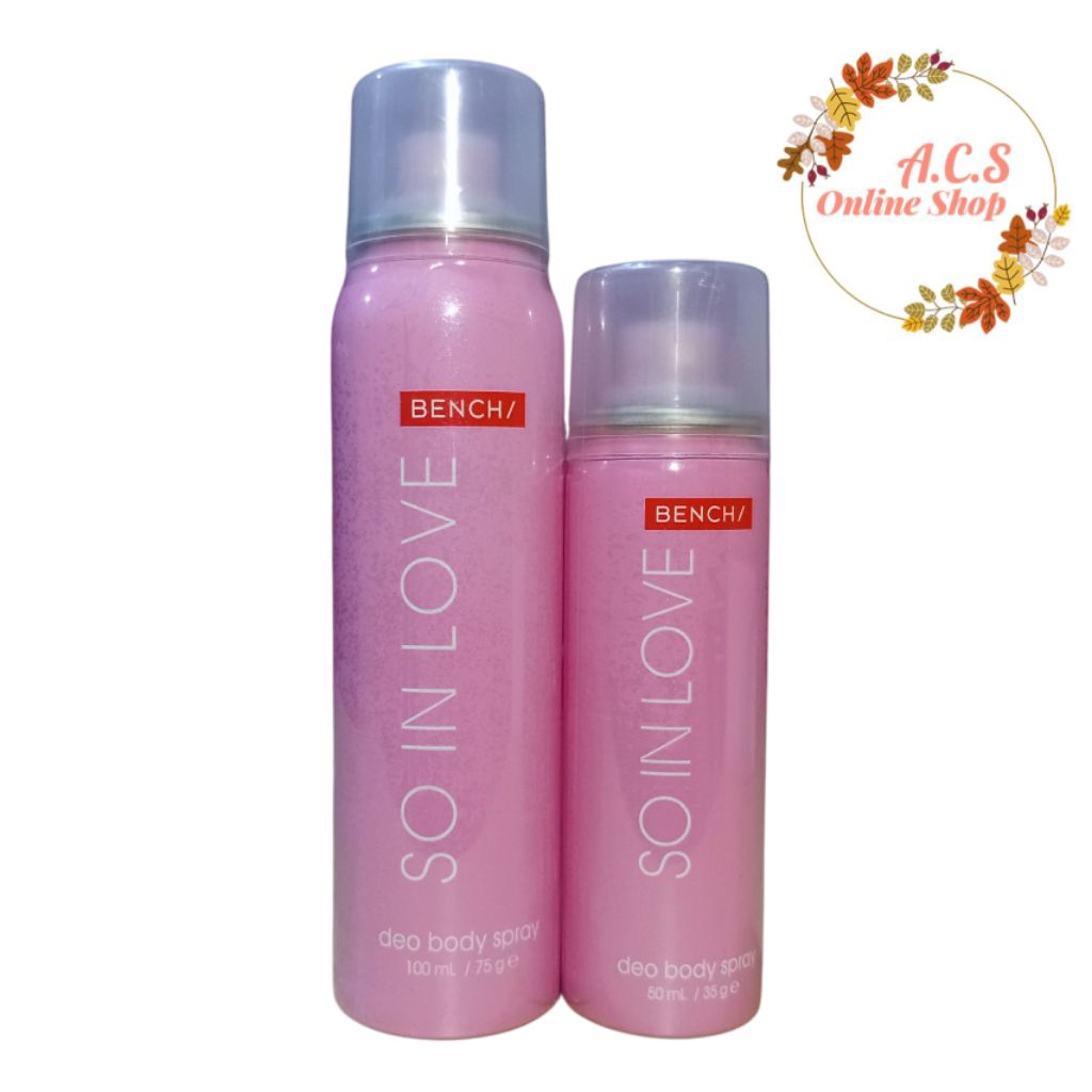 BENCH SO IN LOVE 50ml & 100ml | Shopee Philippines