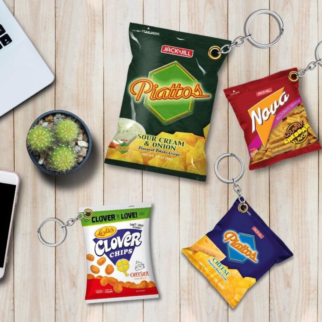 Mini Snacks & Chocolates Keychain | Pinoy Favorites Chichirya | Chips ...