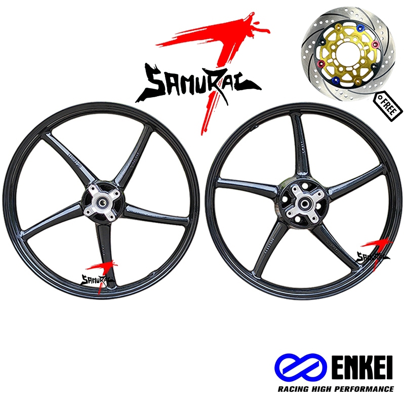 Enkei Mags 5 Spokes 522 Mags for Dash II XRM 125 Fi Wave 125 Fi 1.6x1 ...