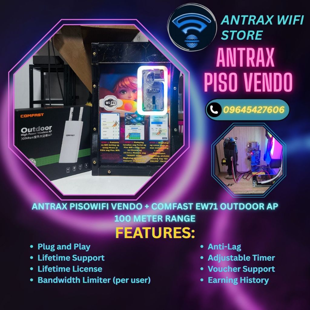 Piso Wi-Fi With Comfast EW-71 Outdoor Antenna | Shopee Philippines