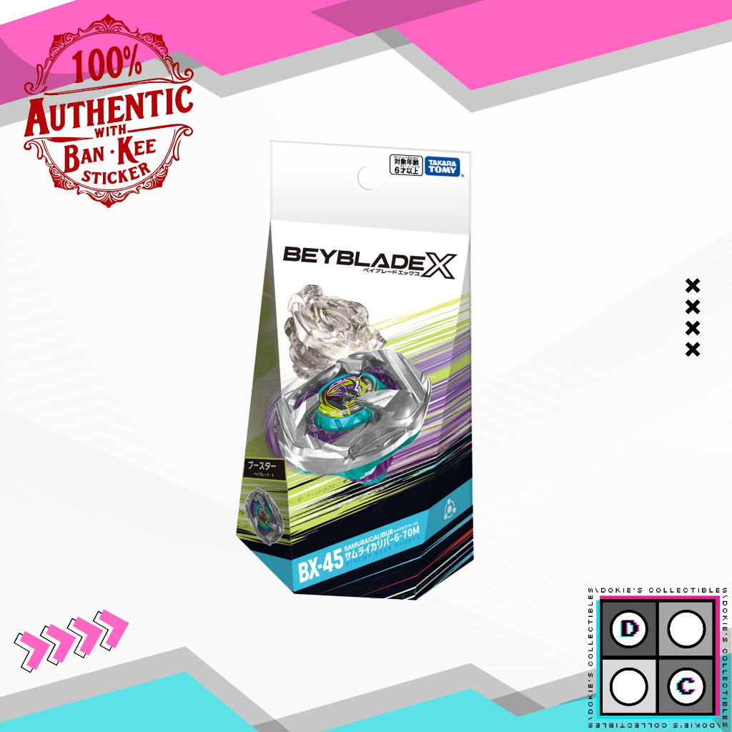 ORIGINAL TAKARA TOMY BEYBLADE X W/ BAN KEE STICKER BX-45 BOOSTER ...