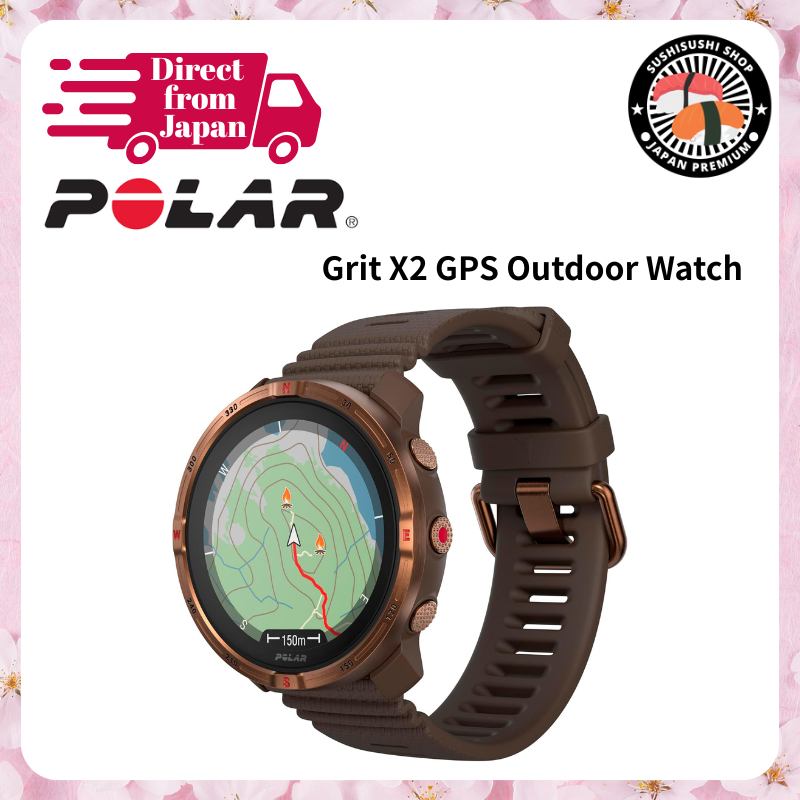 [POLAR] Grit X2 GPS Outdoor Watch – Dual-Band, AMOLED, 7-Day Battery ...