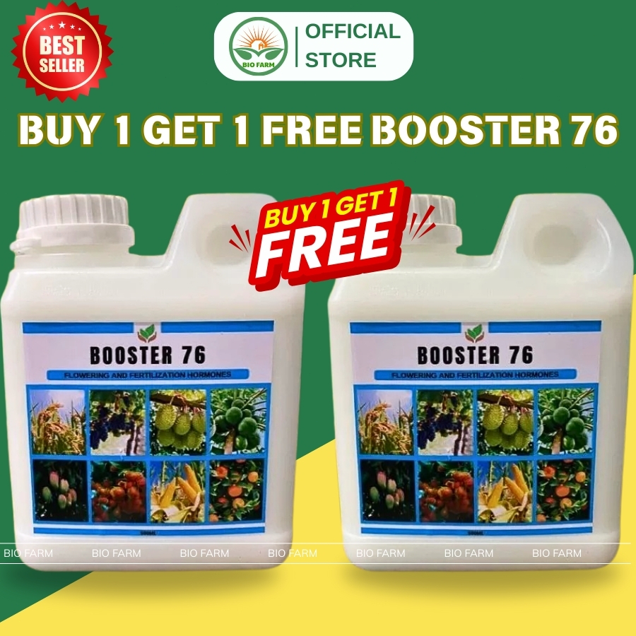 Booster 76 (500ml) Organic Fertilizer for Plantations, Strong Flowering ...