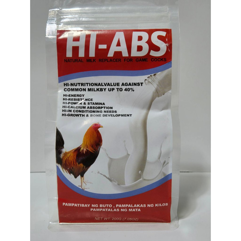 HI ABS - Natural Milk Replacer for Gamefowls 200g | Shopee Philippines