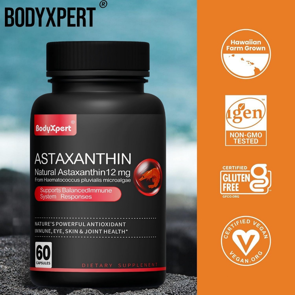 Astaxanthin - an antioxidant supplement that supports skin, joints and ...