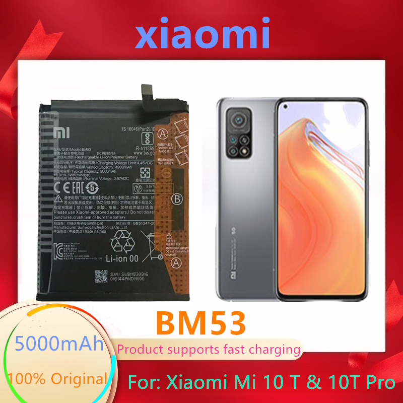 100%0riginal xiao mi BM53 battery For Xiaomi 10T MI 10T Pro 5G 5000mAh+Tools | Shopee Philippines