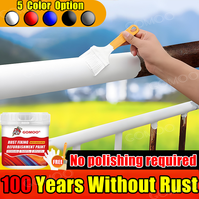 3 In 1 Water-Based Rust Paint Metal Rust Converter Anti Rust Paint For ...