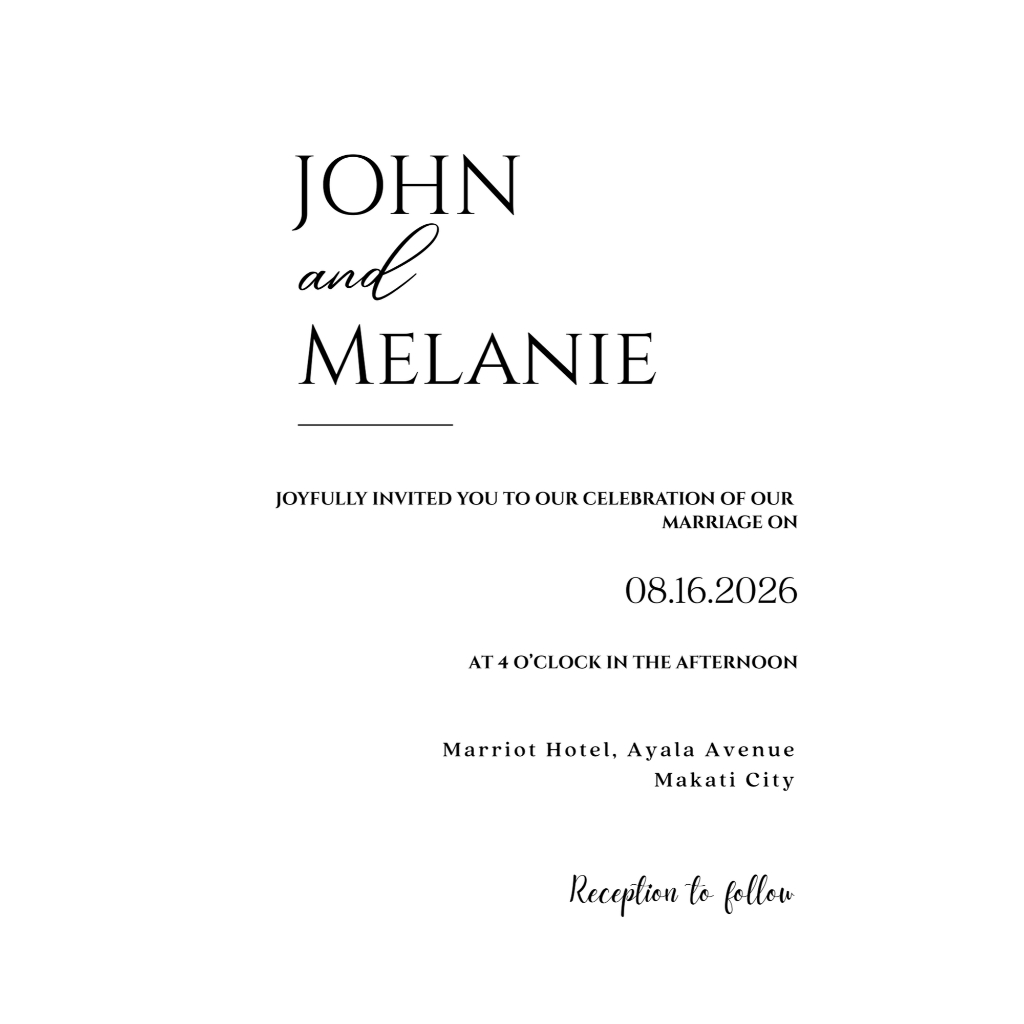 Wedding Invitations Package 1 | Shopee Philippines