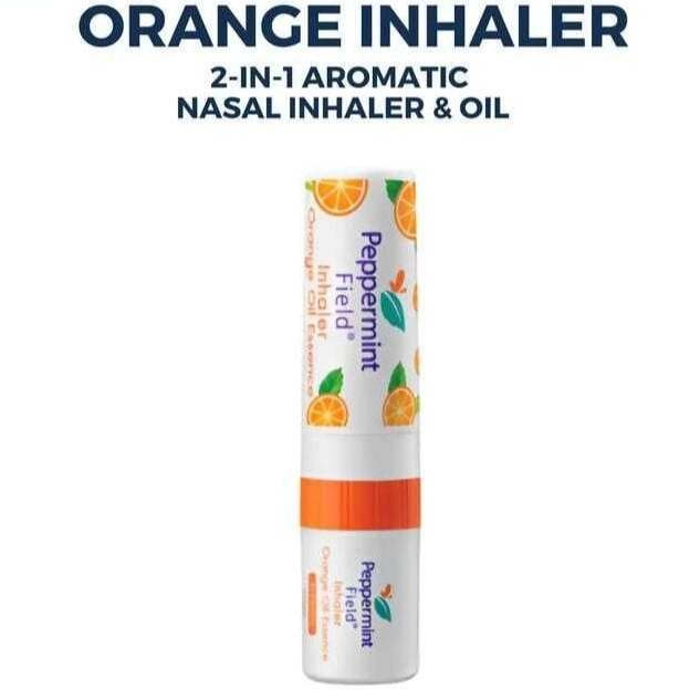 PEPPERMINT FIELD ORANGE OIL ESSENCE SCENT THAI INHALER AROMATICS 2 IN 1 ...