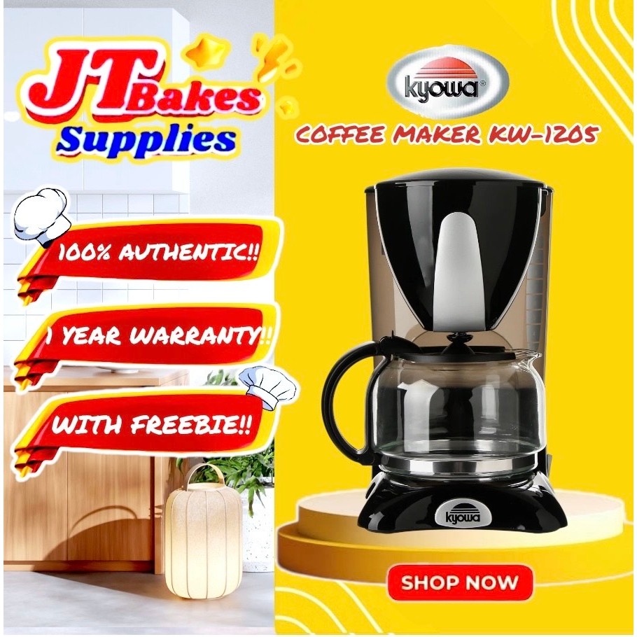 Kyowa Coffee Maker KW-1205 Up To 10 Cups Black KW1205 | Shopee Philippines