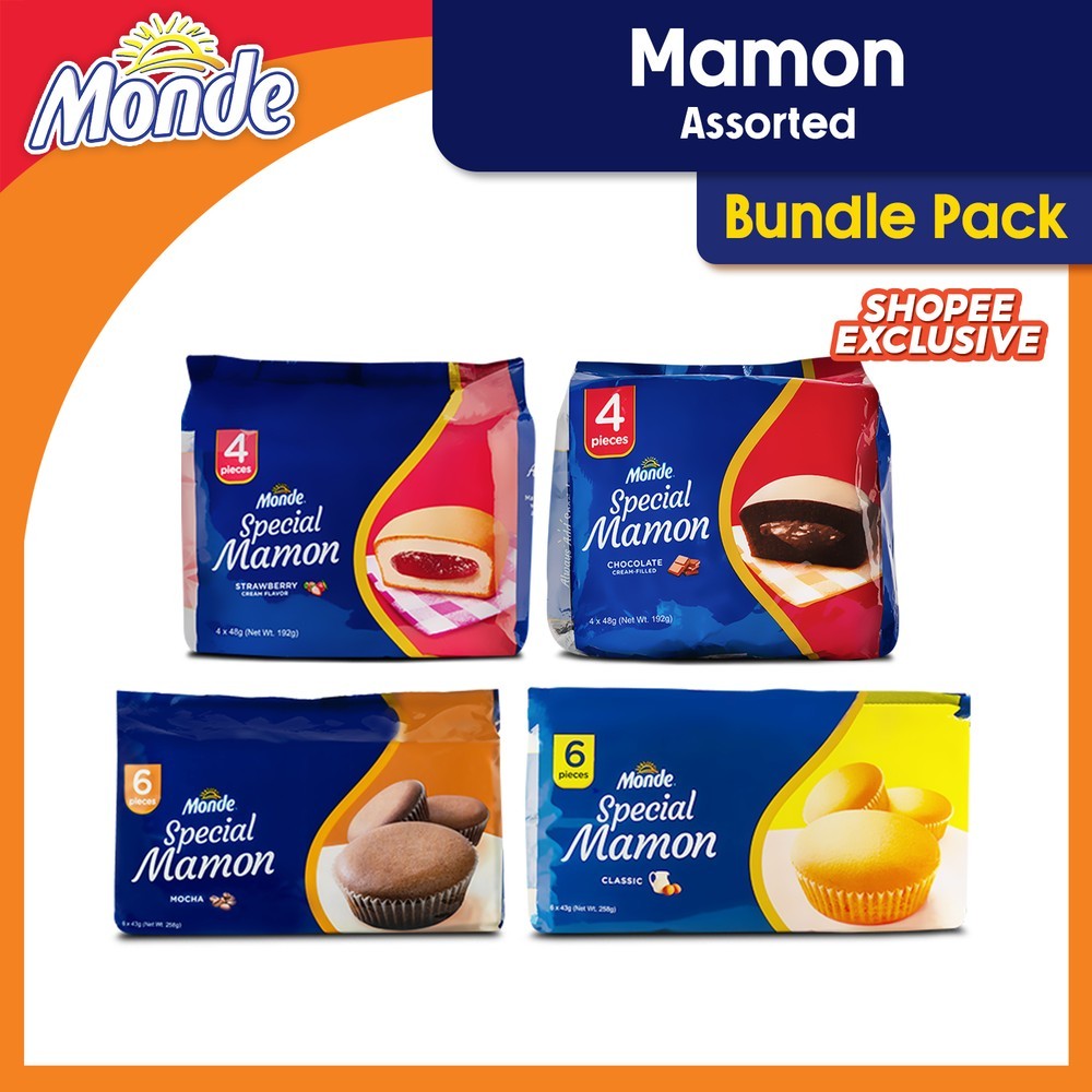 [SHOPEE EXCLUSIVE] Monde Special Mamon Assorted Bundle | Shopee Philippines