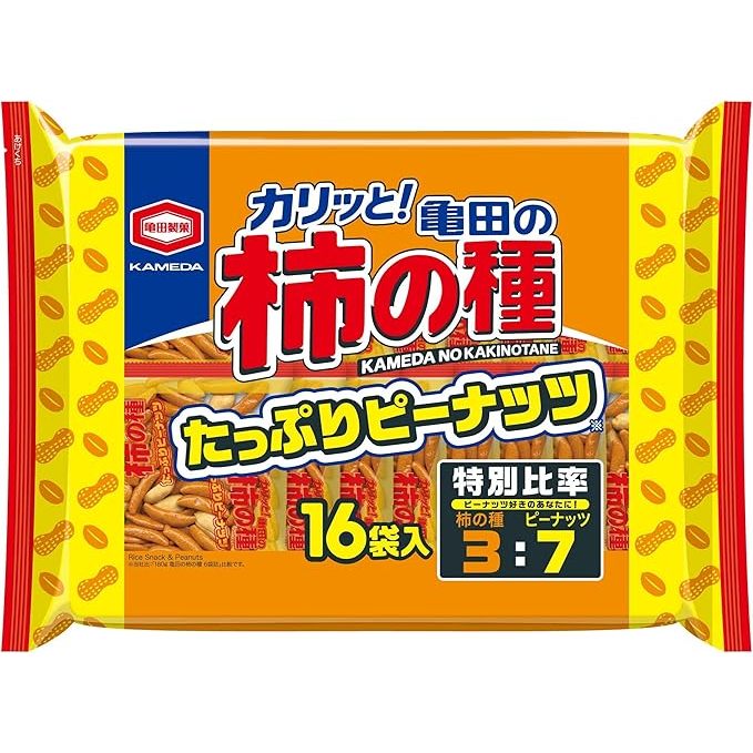 Kameda Seika Kameda's Persimmon Seed Snacks with Plenty of Peanuts 16 ...