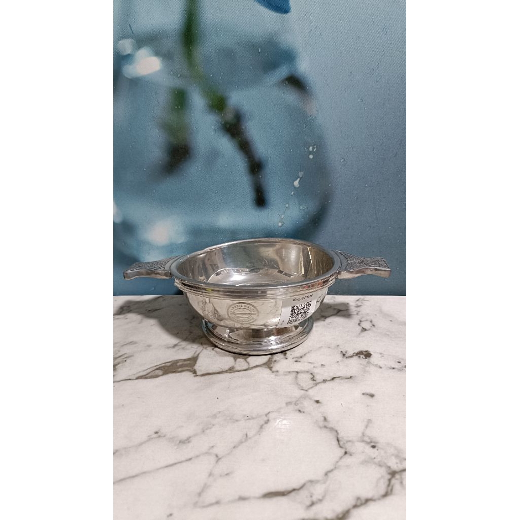 Vintage Ornate Silver Plated Bowl with Handles | SPB16 | Shopee Philippines
