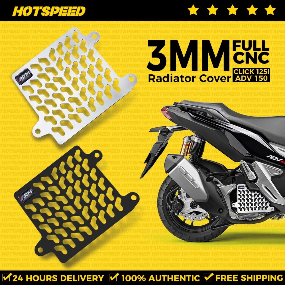 HOTSPEED ARM Radiator Cover For Honda Click 125i 150i ADV 150 CNC Alloy ...