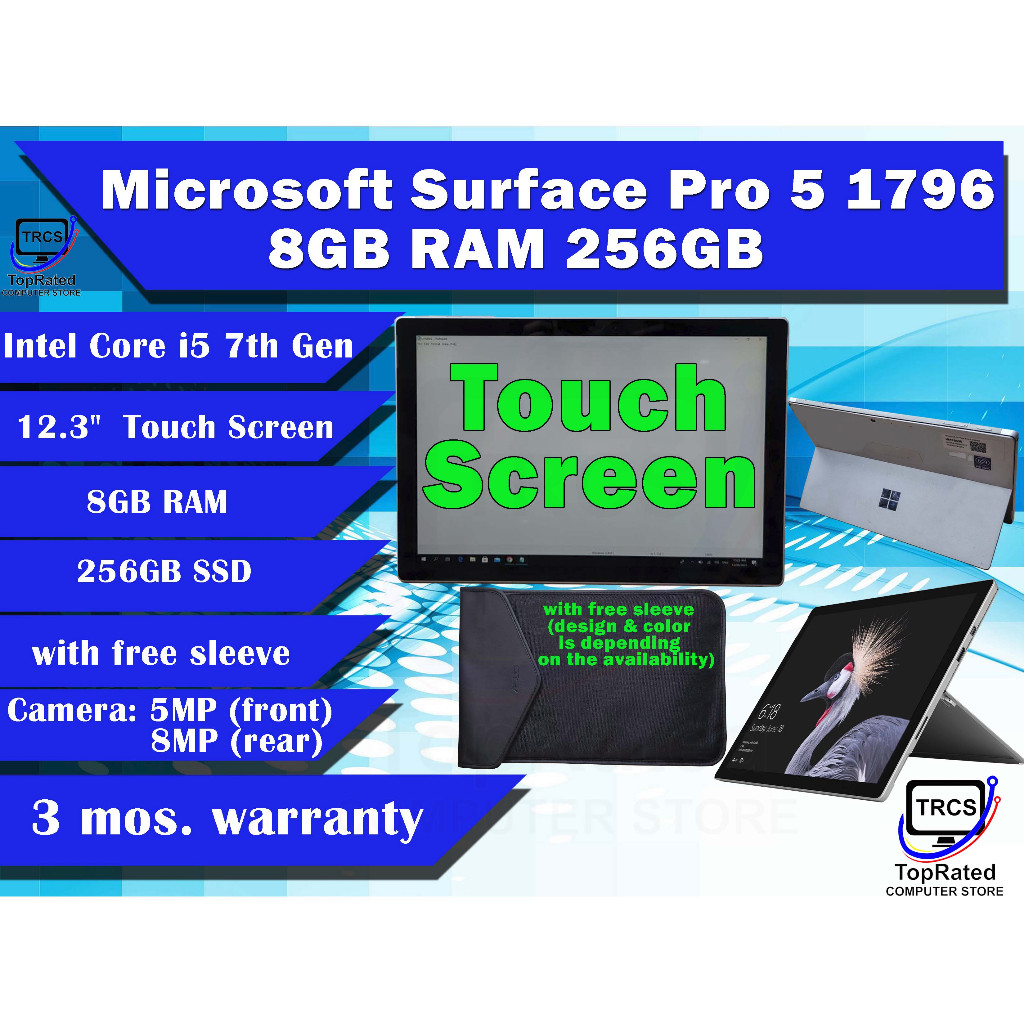 Microsoft Surface Pro 5 1796 / Microsoft Surface Pro 7 1866 Touch ...