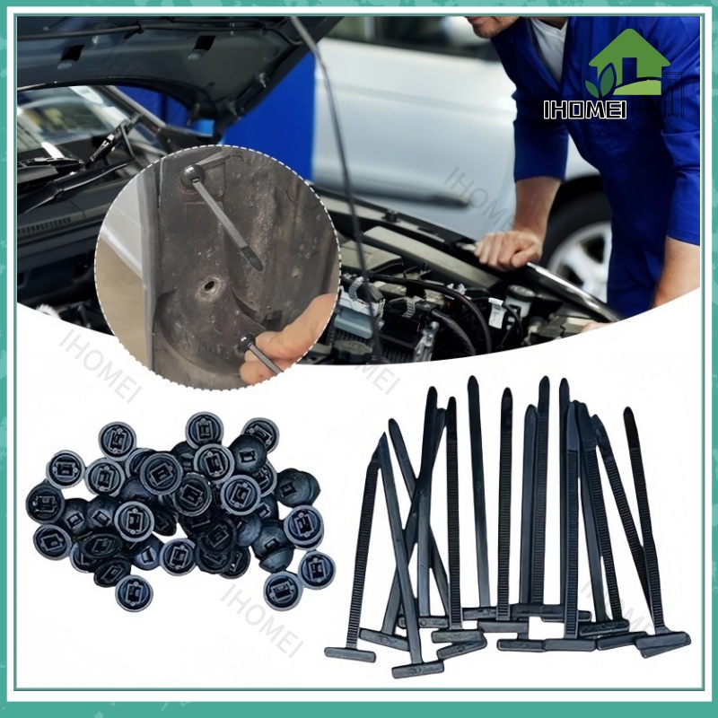 Nylon Self Locking Universal Car Zip Ties with Buckle Car Repair ...