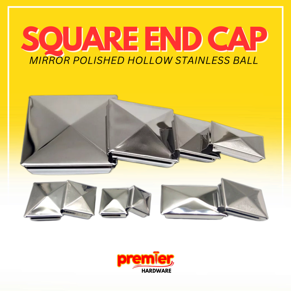 Square Tubular End Cap 304 Stainless Steel for Furniture Protection ...