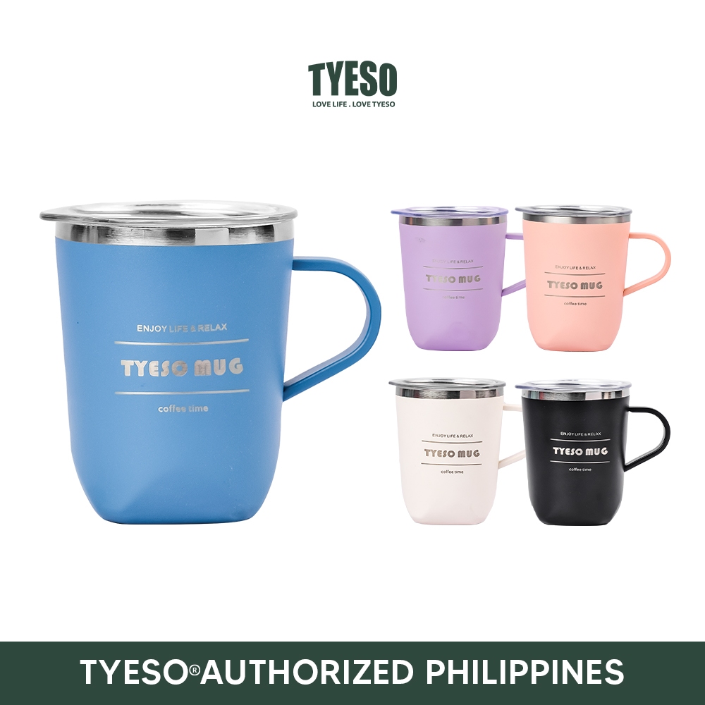 Tyeso 260ml/300ml Coffee Mug with Lid Vacuum Insulated Tumbler ...