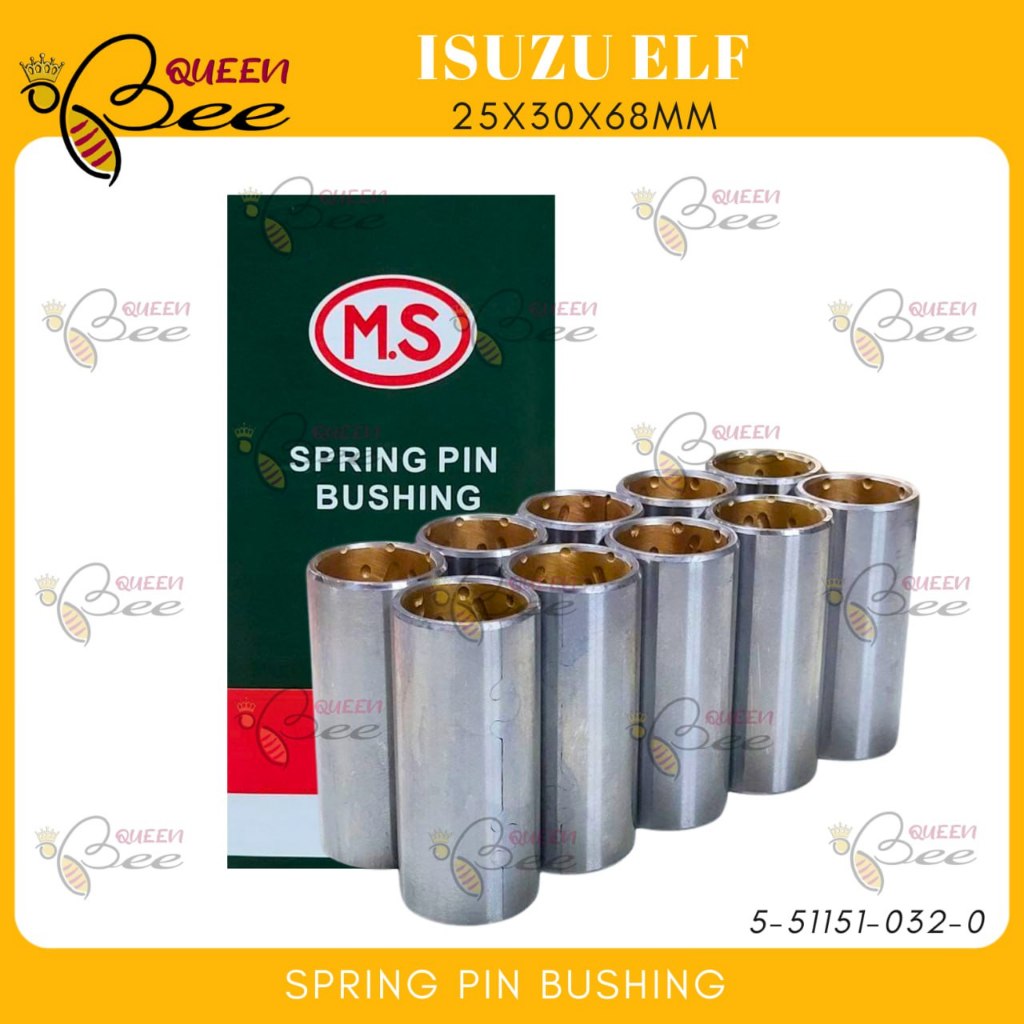 QUEENBEE M.S SPRING PIN BUSHING for Isuzu ELF 25x30x68mm 5-51151-032-0 ...