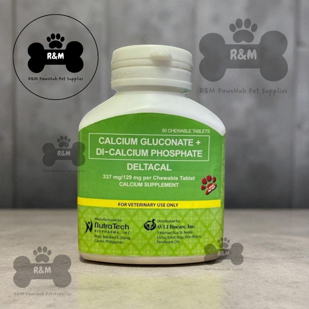 Deltacal Chewable Tablet: Calcium Gluconate + Di-Calcium Phosphate ...