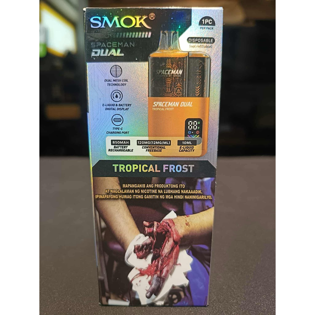 Smok Spaceman Dual Disposable | Shopee Philippines