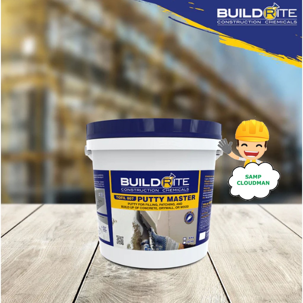 Buildrite Putty Master 5kg Gallon Joint Filler & Plaster for Wall Fiber ...