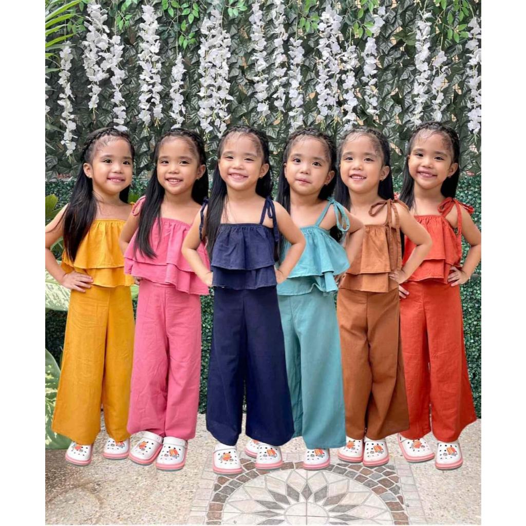 Janine Mini Coords 4-6 yrs old for ootd mall,Vacation, Birthday and ...