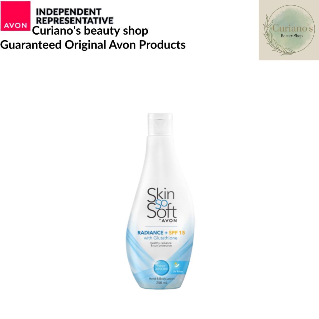 AVON SSS Skin so Soft Radiance with Spf 15(Ultra Glutathione) lotion ...