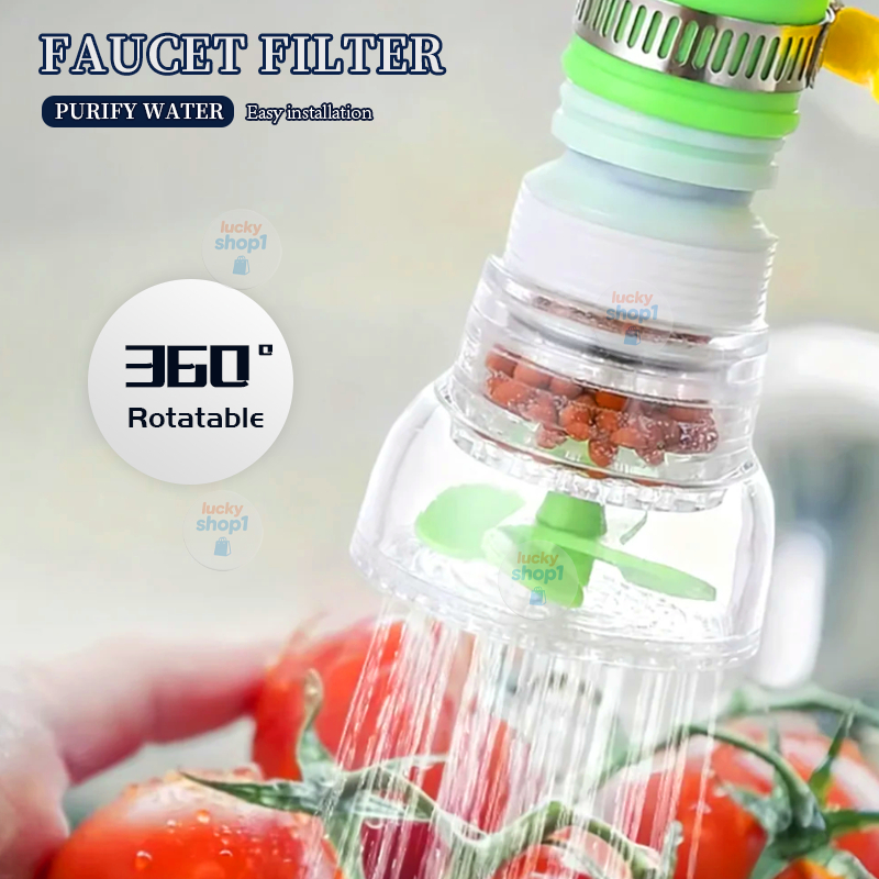 360 degree rotation Faucet Rotating Drainer Faucet Filter Shower ...