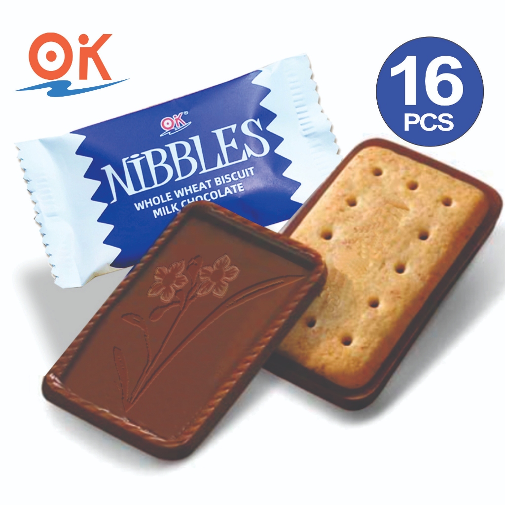OK Nibbles Whole Wheat Biscut Milk Chocolate&Digestive Biscuts Cookie ...