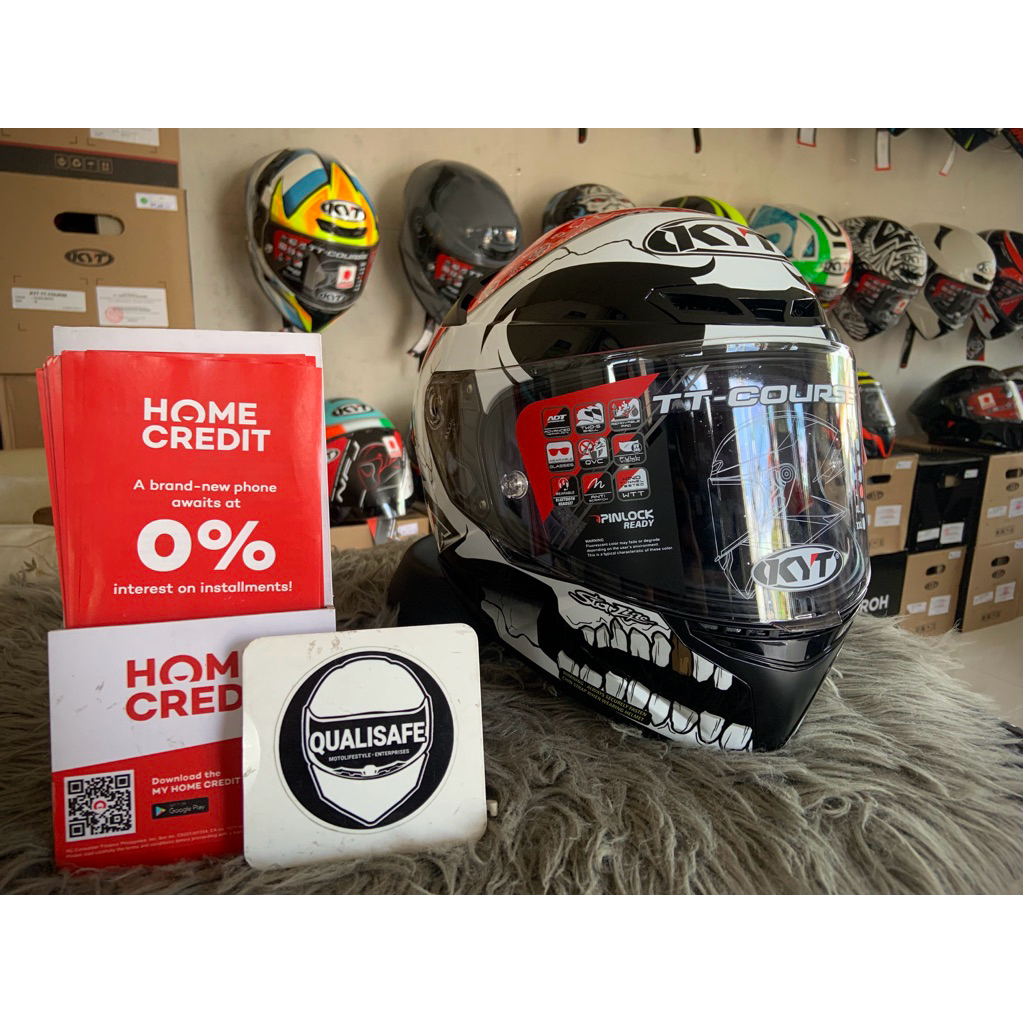 KYT TT-Course Pirate Single Visor Helmet | Shopee Philippines