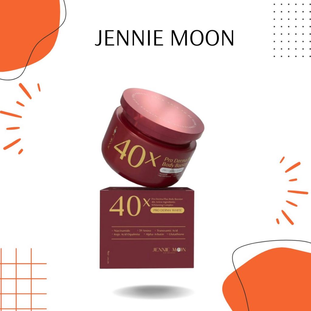 Jennie Moon 40X Pro Derma Plus Body Booster | Shopee Philippines