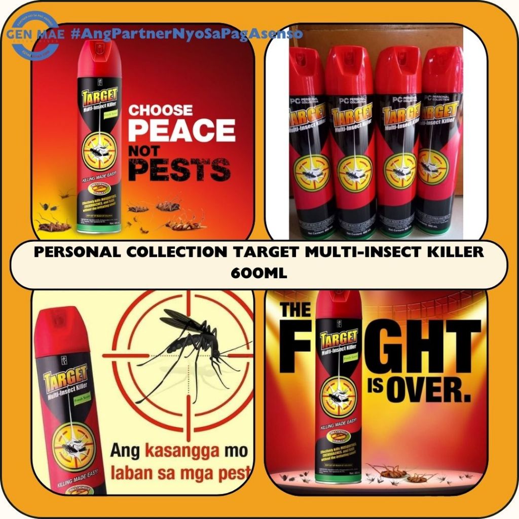 PERSONAL COLLECTION TARGET MULTI-INSECT KILLER 600ML | Shopee Philippines