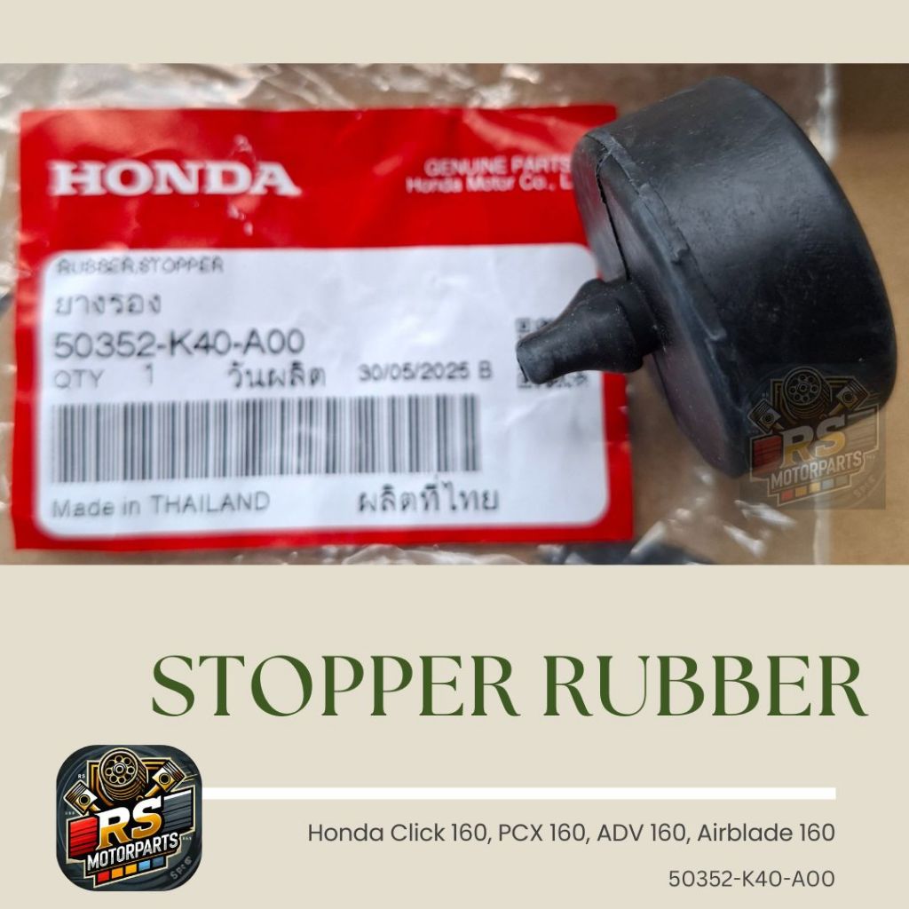 Honda Genuine Rubber Link Stopper Click 160, PCX 160, ADV 160, Airblade ...