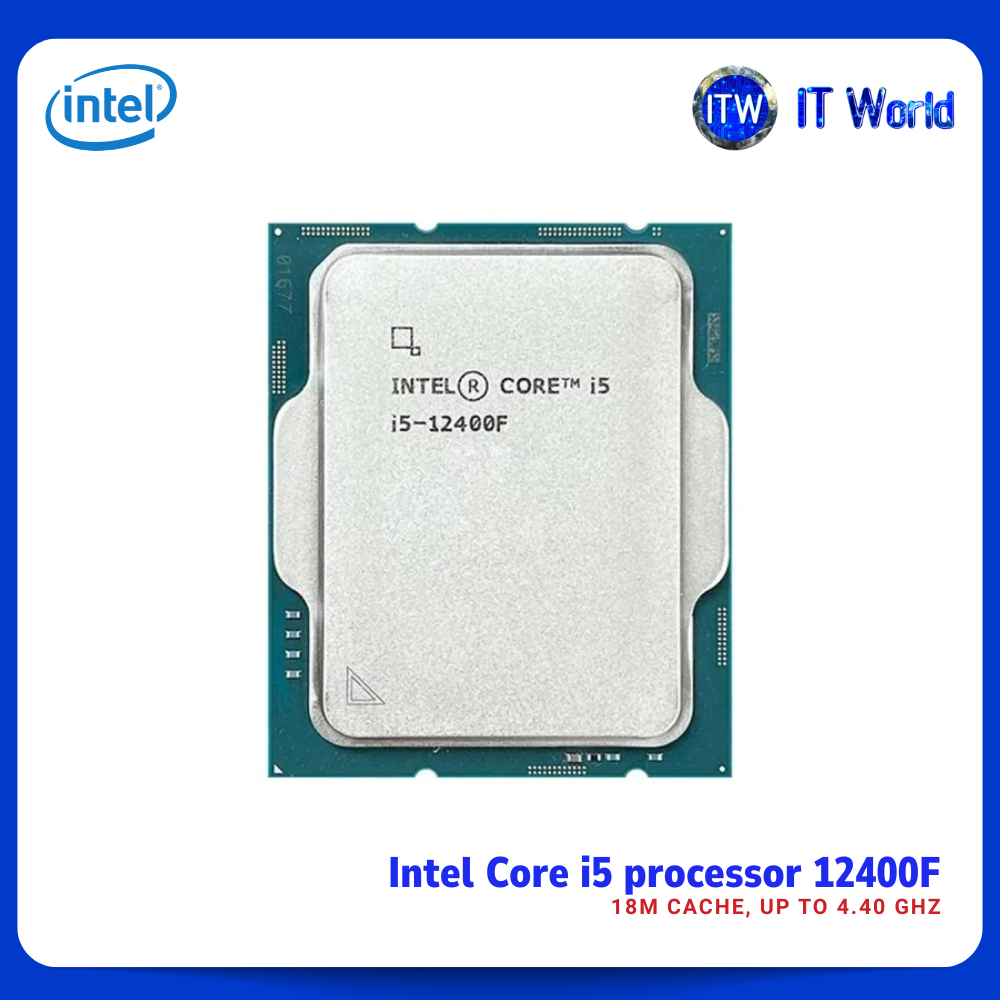 Intel Core 12th Gen i5-12400F 6 Core 12 Thread 18M Cache Desktop ...