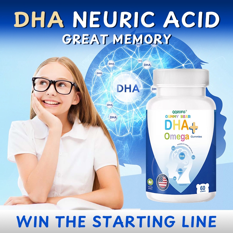 DHA gummy vitamins for kids 60 Count with Omega-3 DHA to Help Support ...